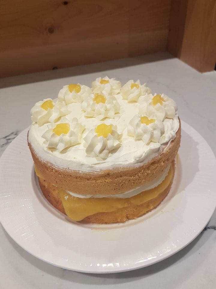 LEMON DAISY CAKE (recipe)