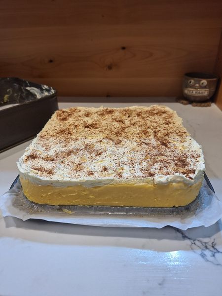 French Vanilla Squares and Easy Rough Puff Pastry